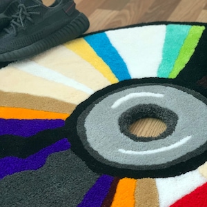 Custom CD Rug Tufted - Etsy