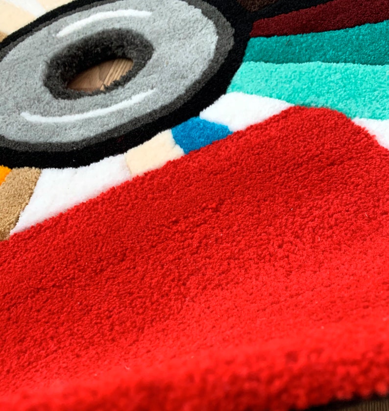 Custom CD Rug Tufted - Etsy