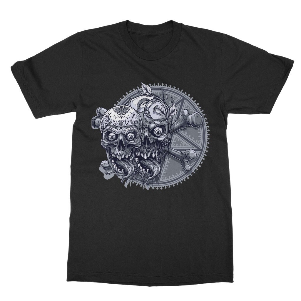 Skull T Shirts Gothic Clothing Goth T Shirts Mens Gothic Etsy