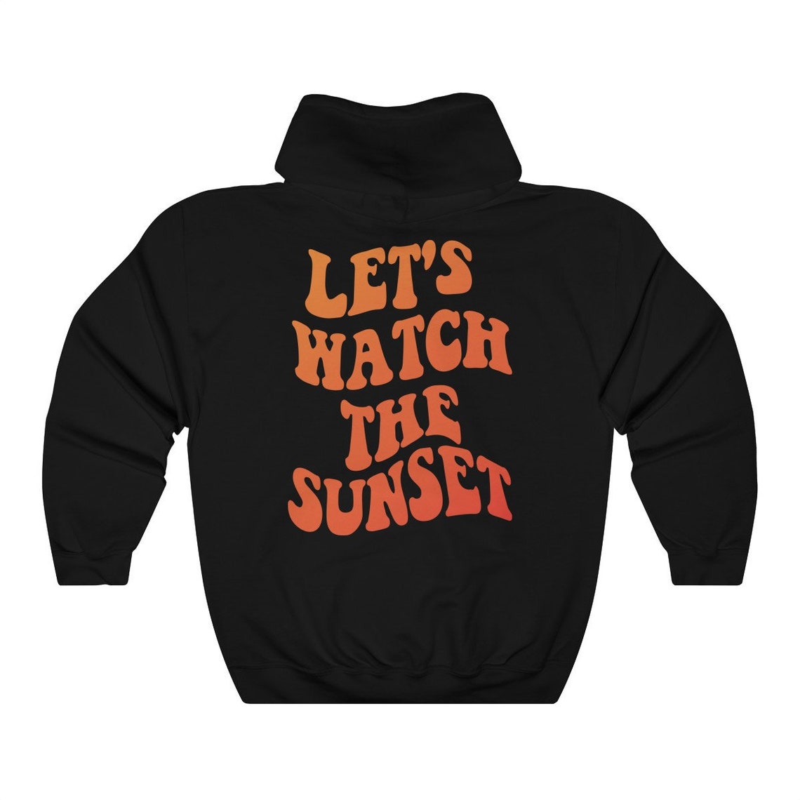 Lets Watch The Sunset Aesthetic Hoodie Trendy Hoodie Etsy