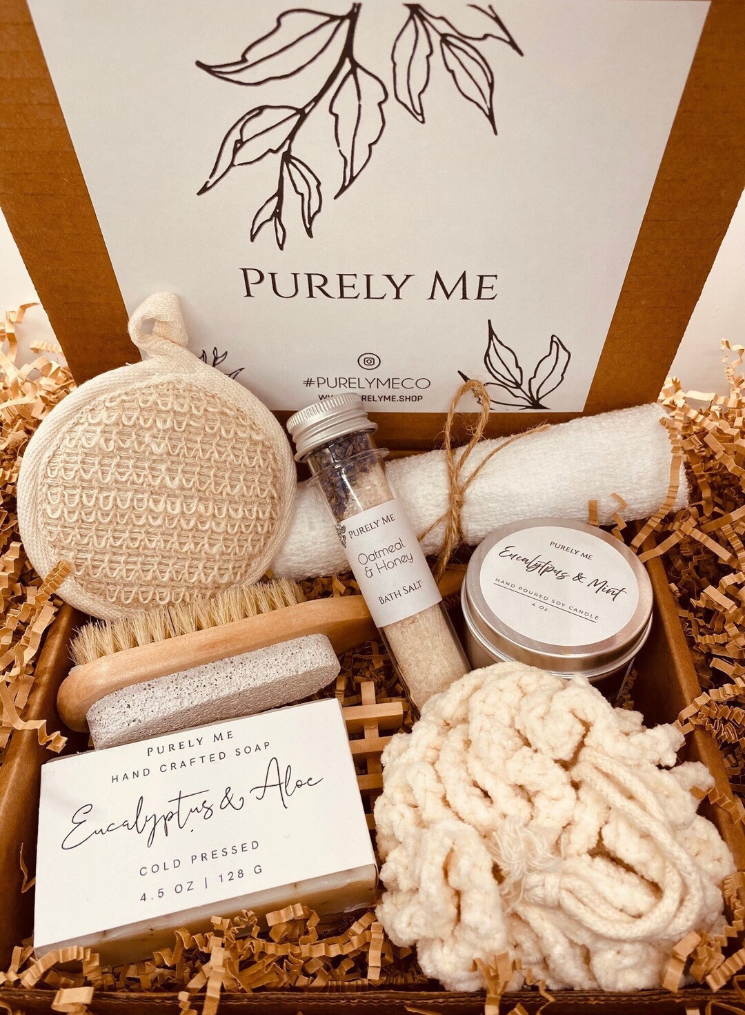 Relaxing Spa Kit Gift Box Gift for Her Self Care - Etsy