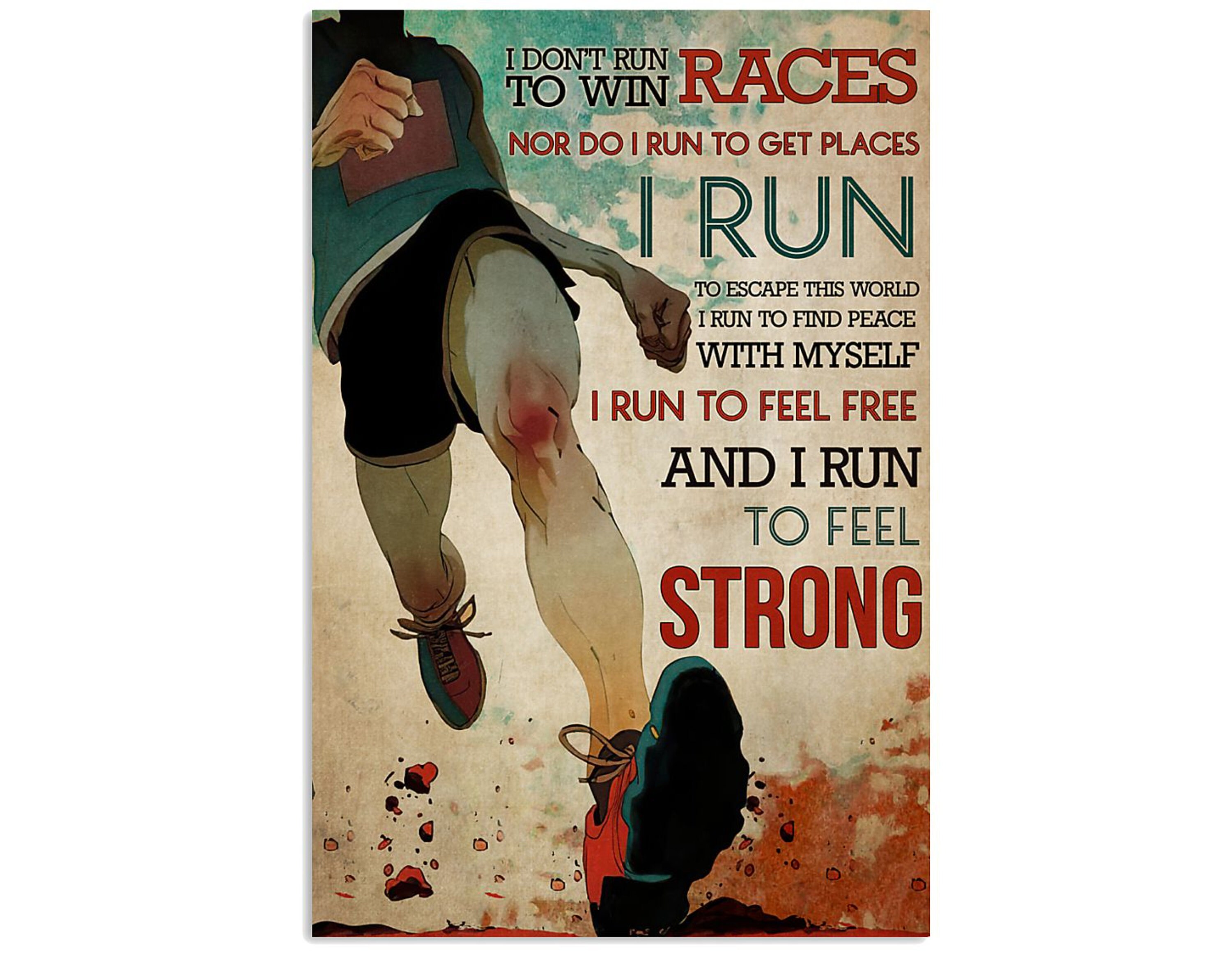 Running I Run Running Poster Runner Poster Running Lover | Etsy