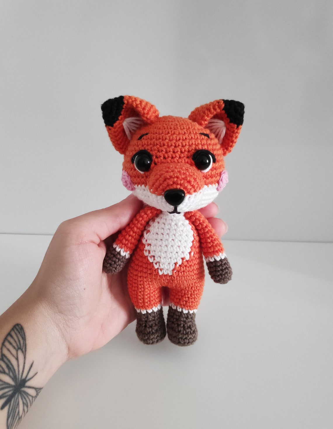 Crochet AMIGURUMI PATTERN Flint the Fox. DIY Crochet Tutorial for a Kid ...