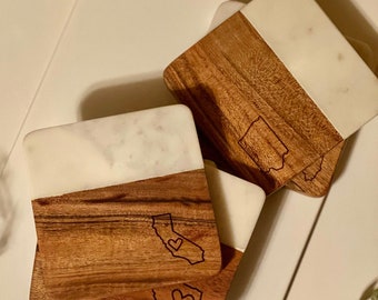 State Coasters | Etsy