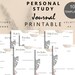 JW Personal Study Journal Printable | Bible Study Notebook (US Letter ...