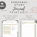 Printable Personal Study Journal JW Bible Study Journal | Personal ...