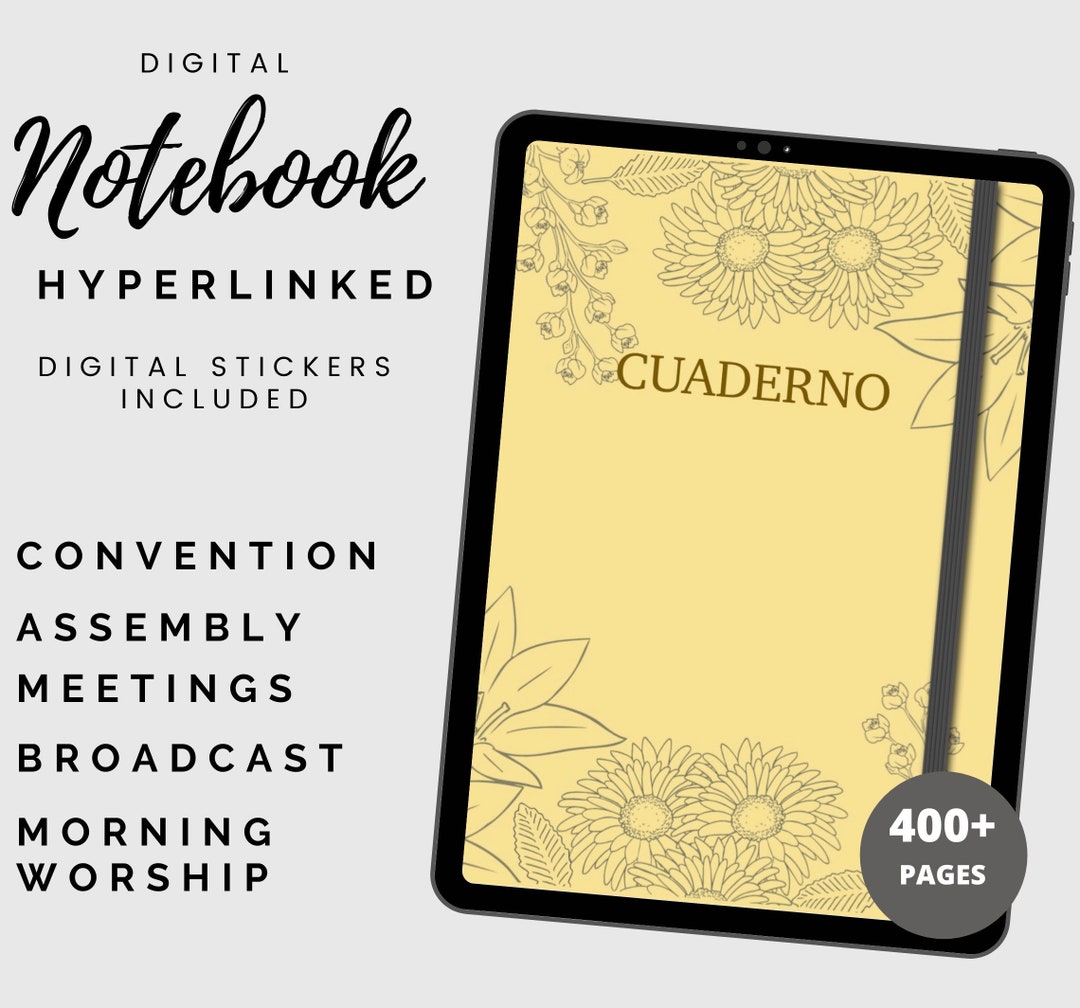 Spanish Digital Assembly Notebook Asamblea Regional | Meetings ...