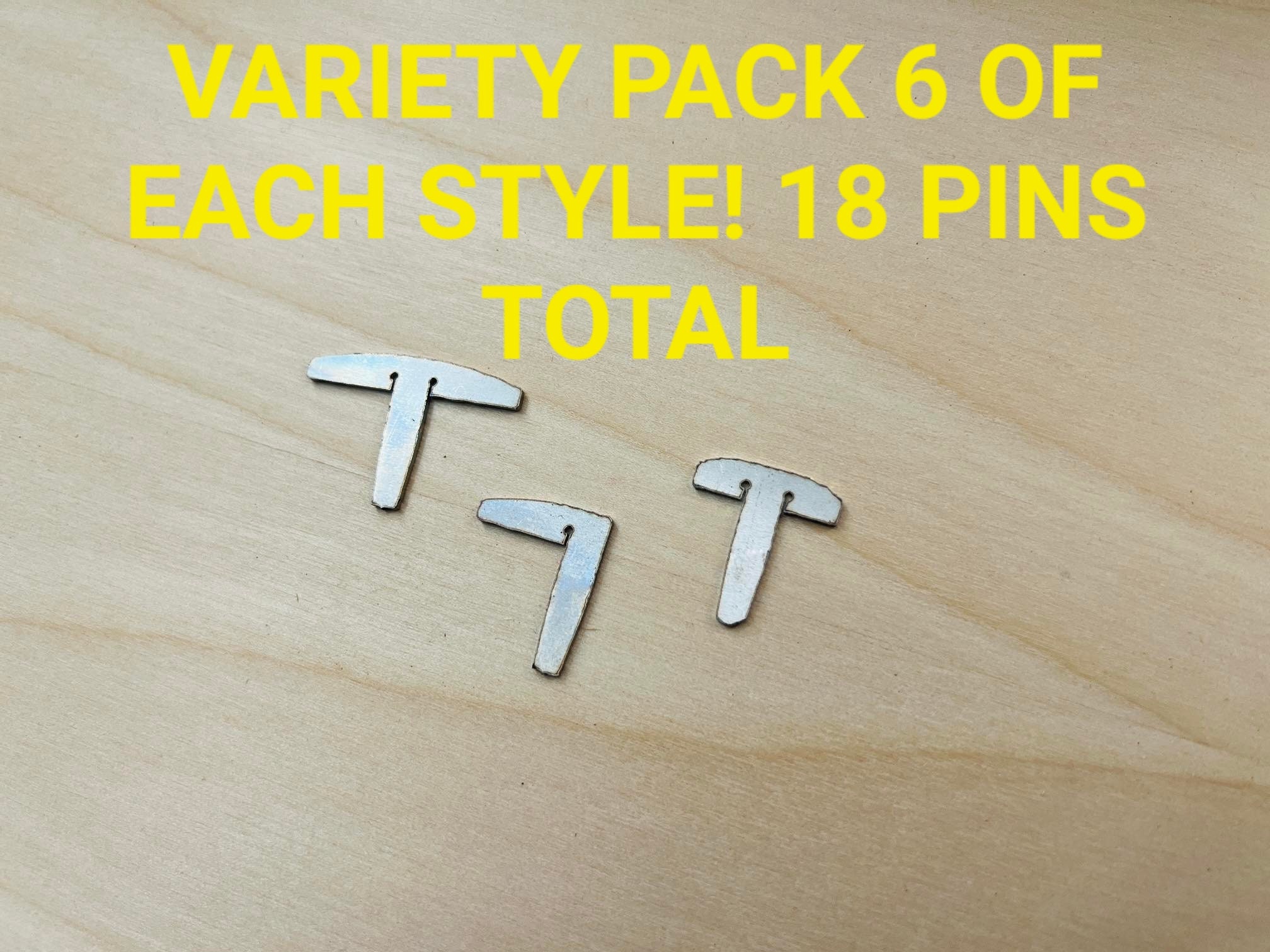 Variety Pack Stainless Glowforge Pins - Etsy