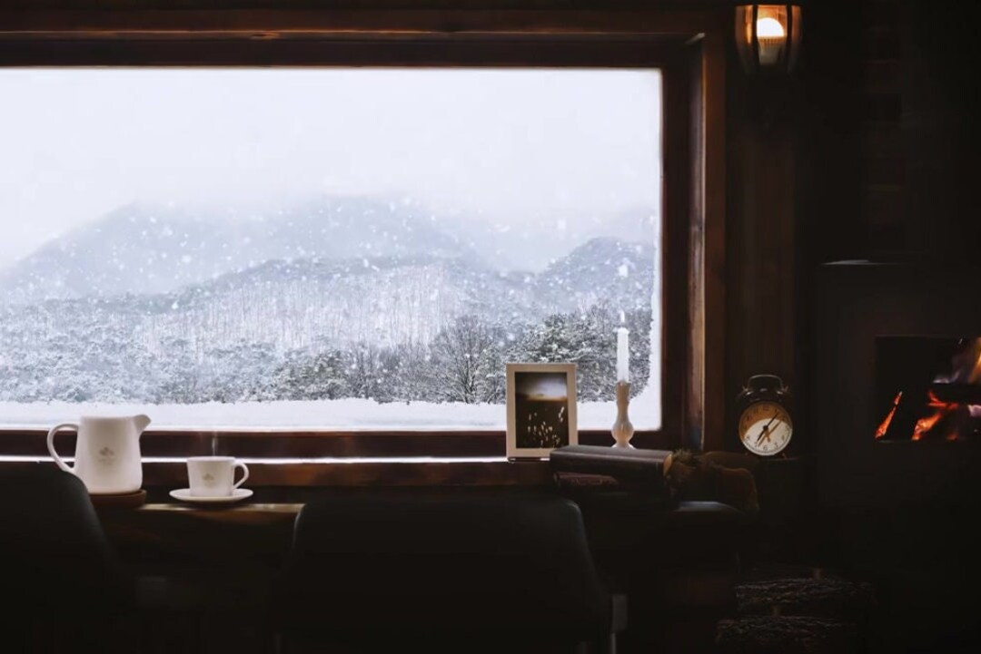 Animated Cozy Snow Day Zoom/streaming Background. It Really - Etsy