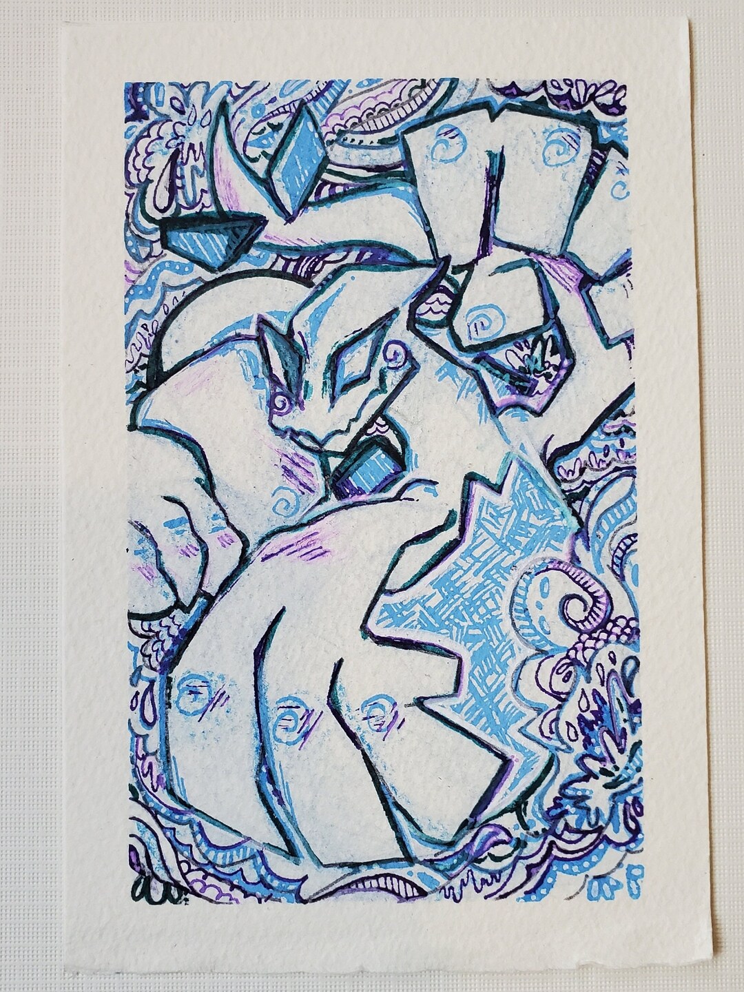 4 X 6 Lugia Pokemon Fanart Mixed Media Acyrlic - Etsy