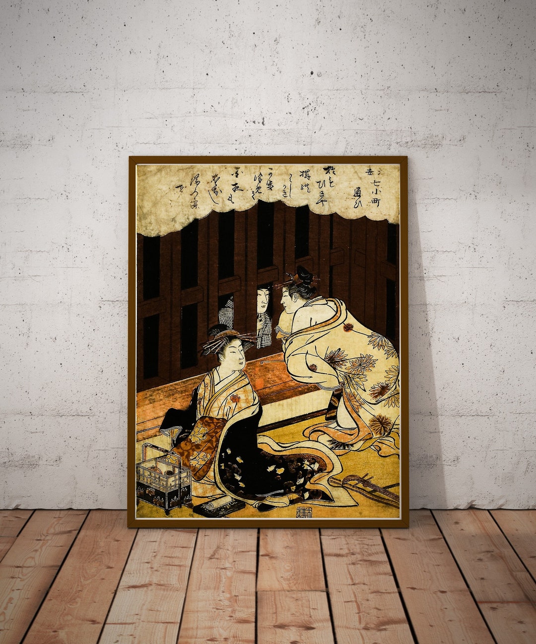 Japanese Art Poster Print, Ukiyo E Wall Art, Woodblock Prints, Torii ...