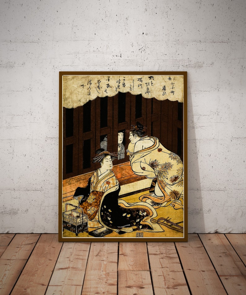 Japanese Art Poster Print Ukiyo E Wall Art Woodblock Prints - Etsy