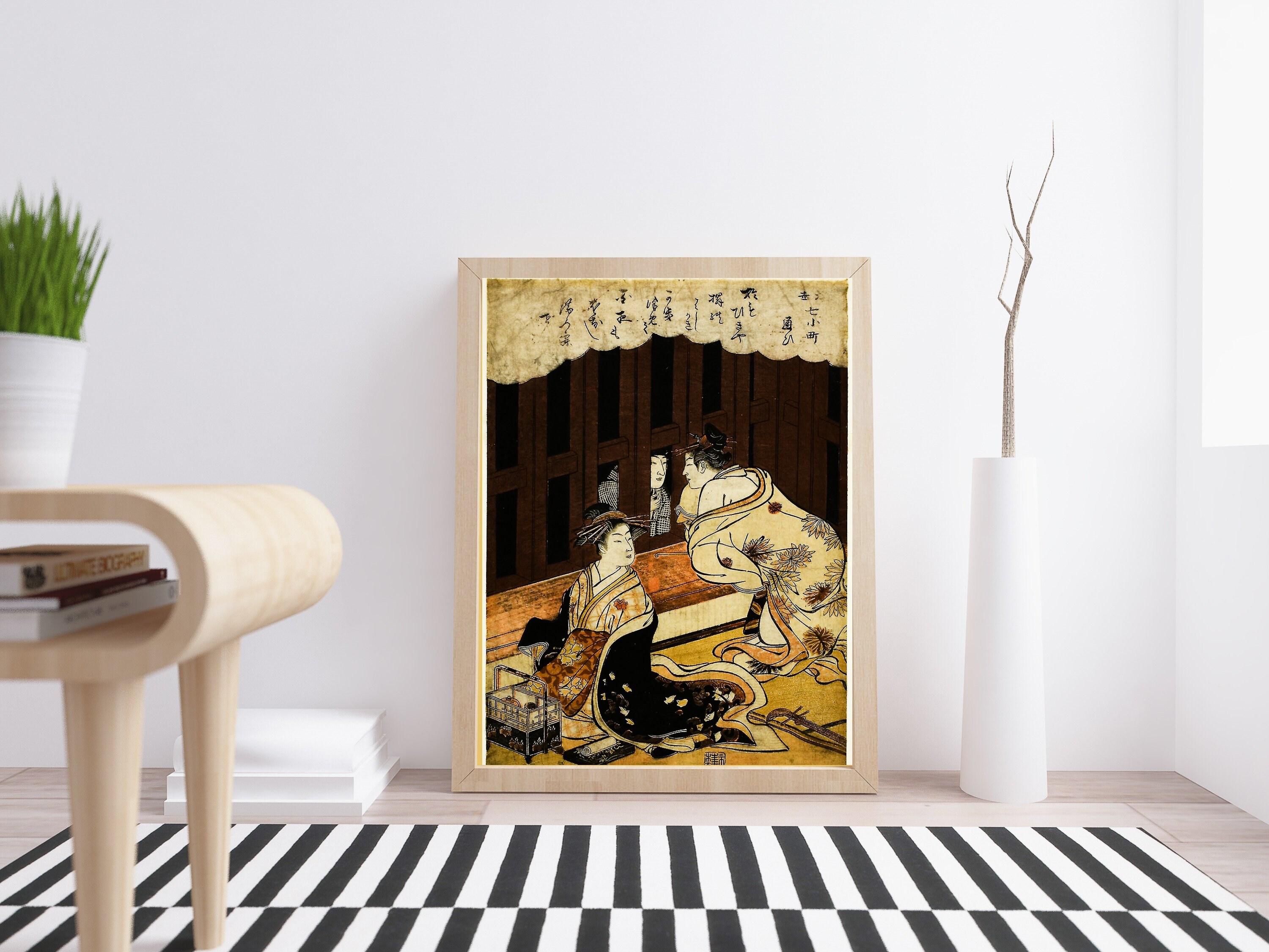 Japanese art poster print Ukiyo E wall art Woodblock prints | Etsy