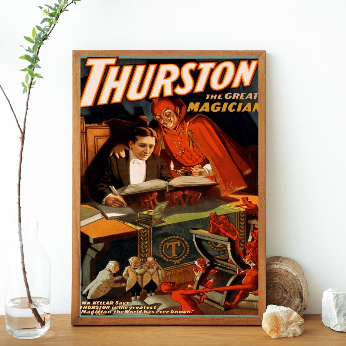 Vintage Magician Show Poster Print Antique Victorian - Etsy