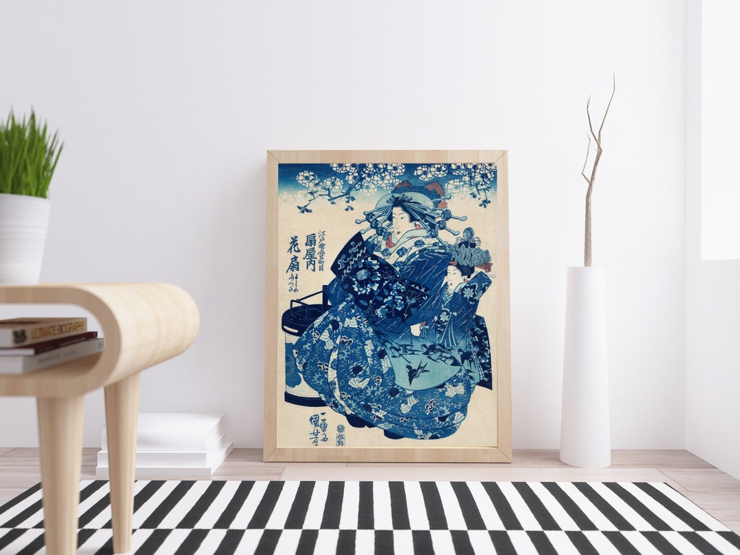 Japanese Art Poster Print, Ukiyo E Wall Art, Woodblock Prints, Utagawa ...