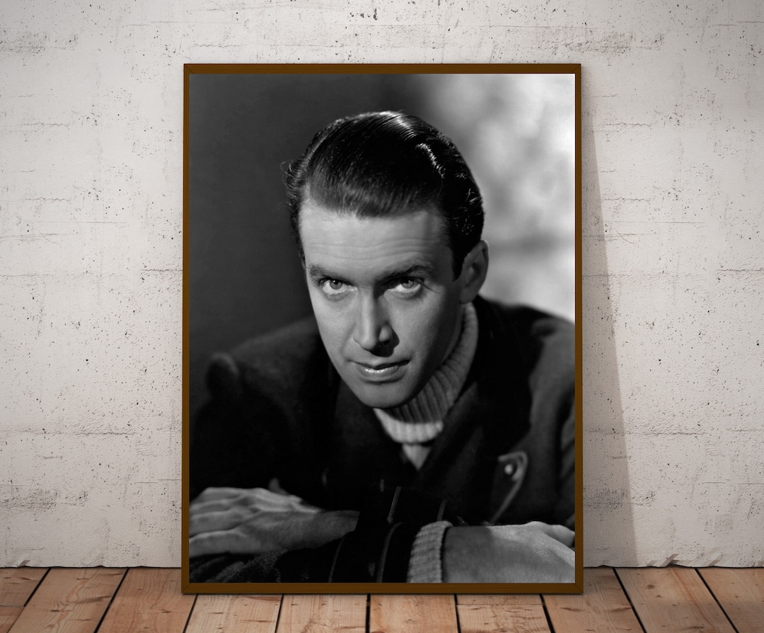 James Stewart Vintage Photograph - Retro Wall Art - James Stewart Photo ...