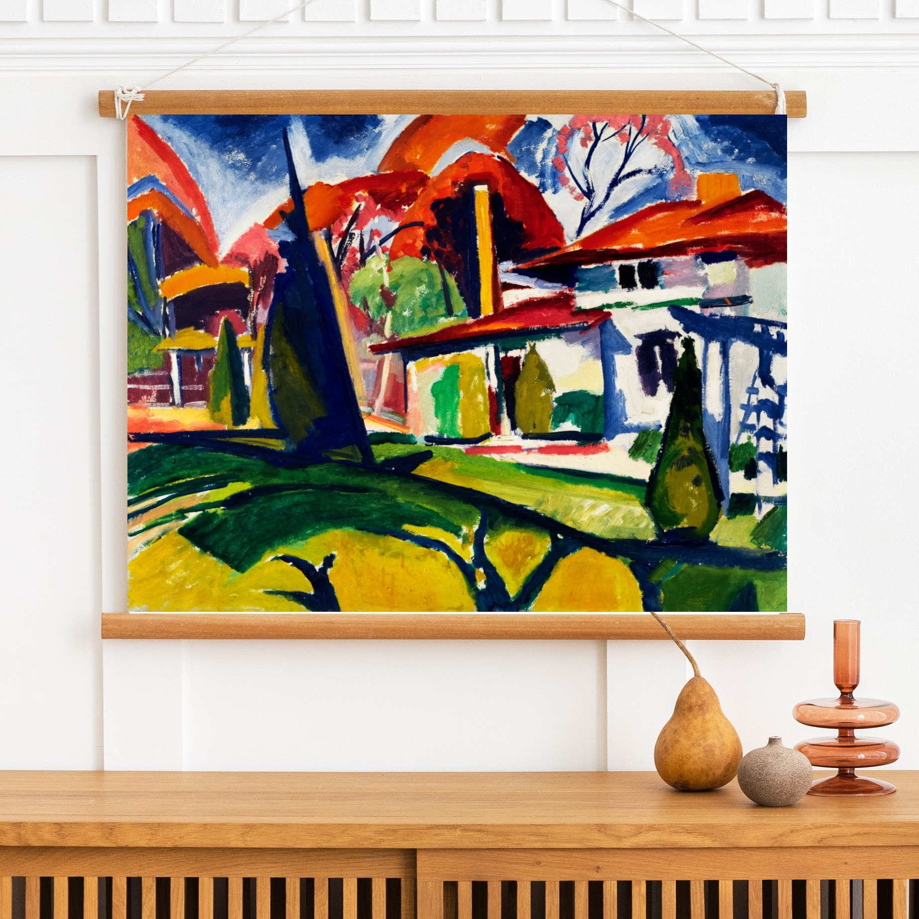 Newman's House 1915 Henry Lyman Sayen abstract art | Etsy