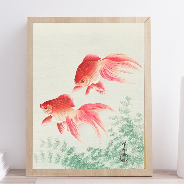 Fish Woodblock Print - Etsy