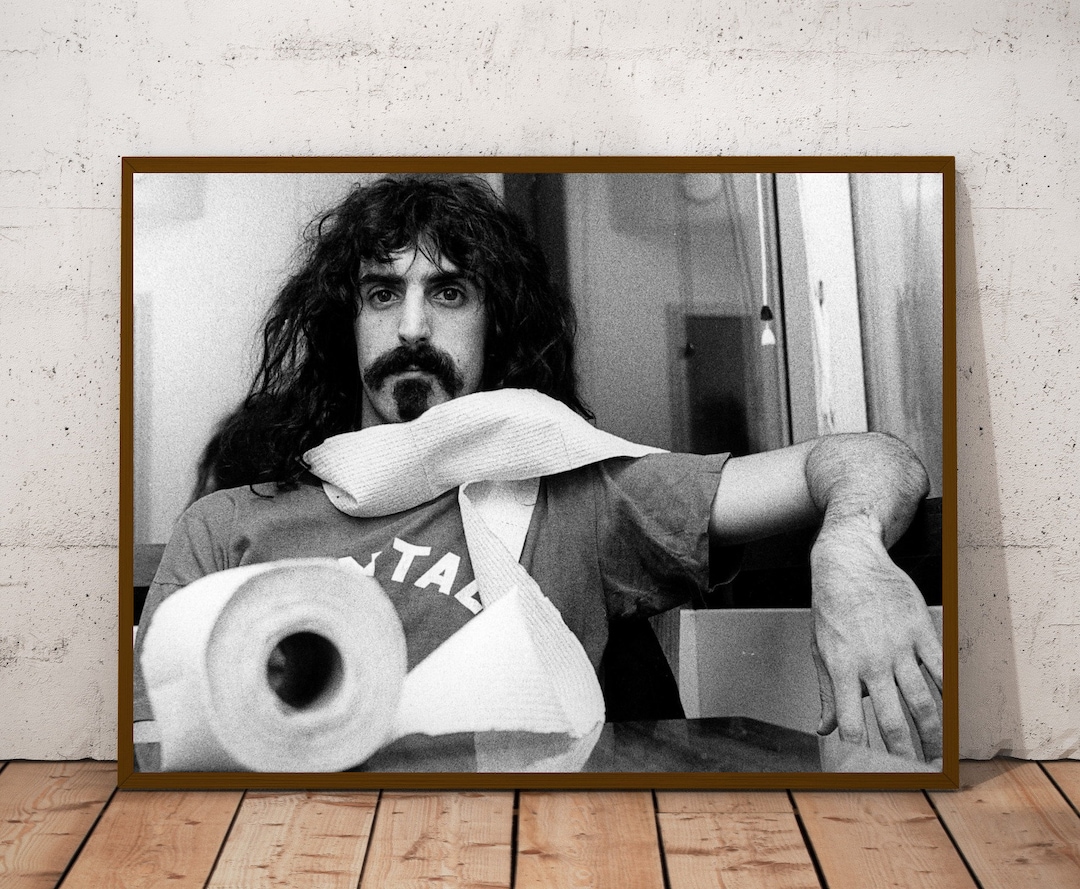 Frank Zappa Vintage Photograph - Retro Wall Art - Frank Zappa Photo ...