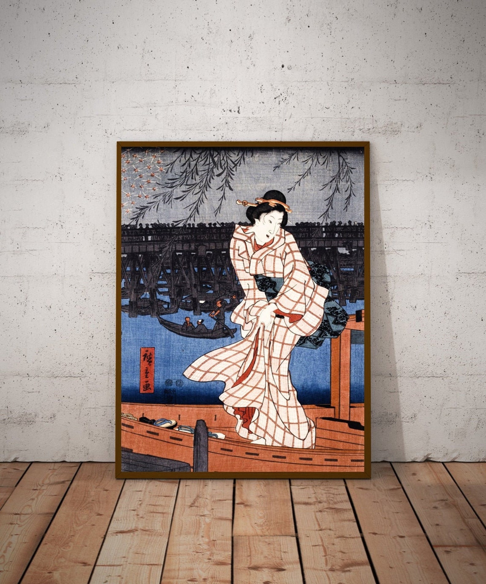 Set of 6 Japanese Art Posters Ukiyo E Woodblock Prints | Etsy