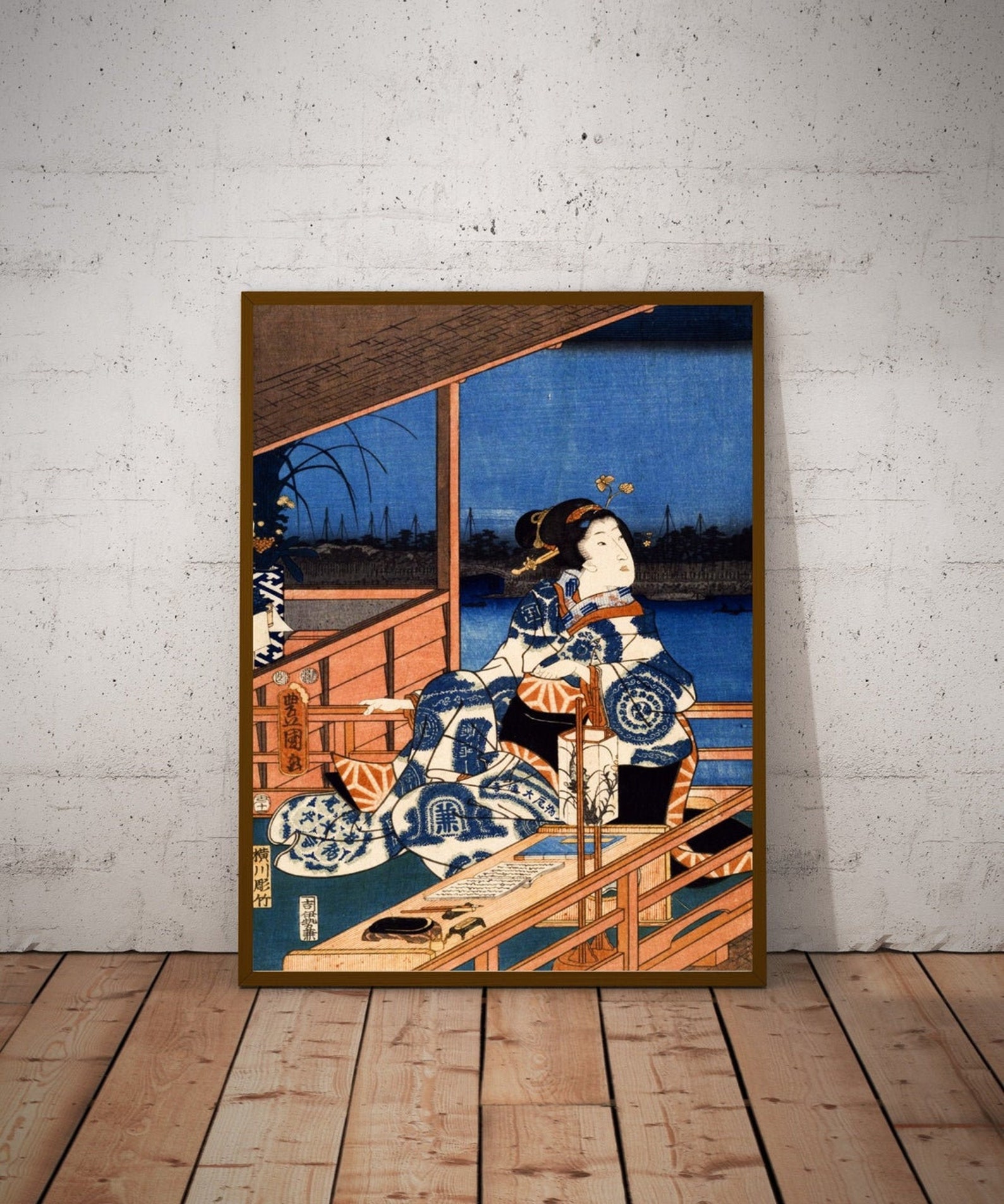 Set of 6 Japanese Art Posters Ukiyo E Woodblock Prints | Etsy