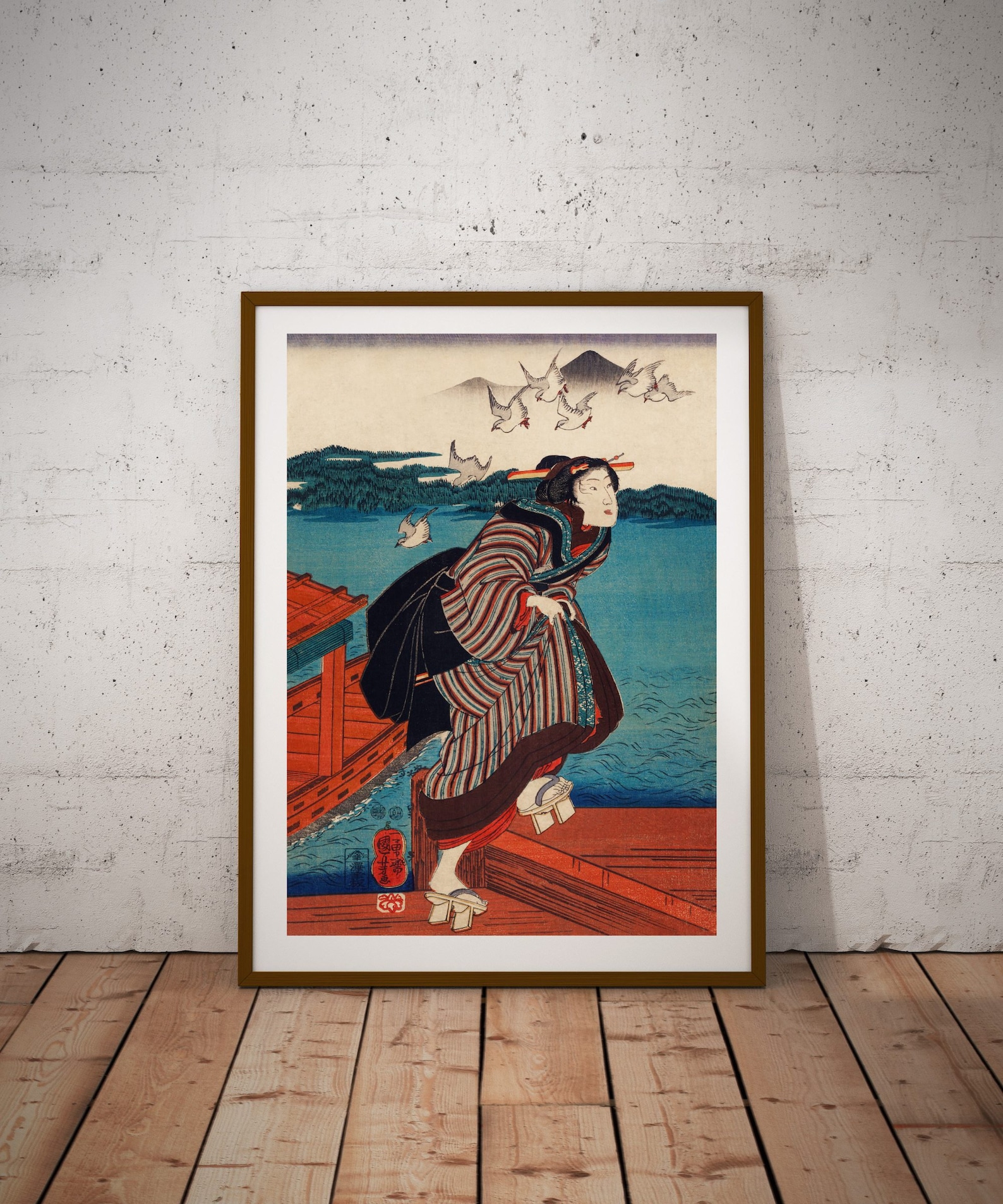 Japanese art poster print Ukiyo E wall art Woodblock prints | Etsy