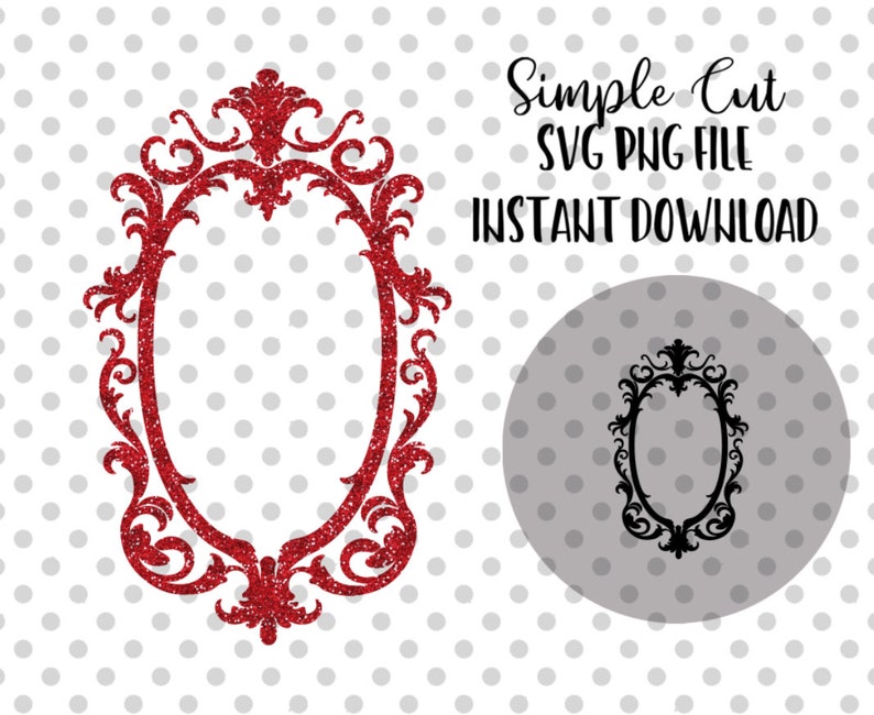 12 Mirror Silhouette SVG Bundle Beauty Mirror SVG File Vector - Etsy