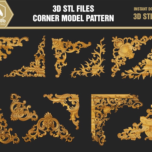 STL Model Pattern Collection Files for 3D Printer and Cnc - Etsy