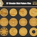 57 Circular Disk Pattern 3d Stl Files for Wood Engraving, 3d Printer ...