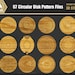 57 Circular Disk Pattern 3d Stl Files for Wood Engraving, 3d Printer ...