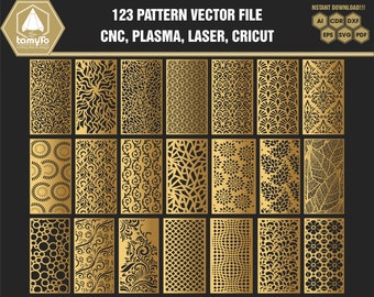 Craft Supplies & Tools Visual Arts cnc Cut Vector DXF files for laser ...