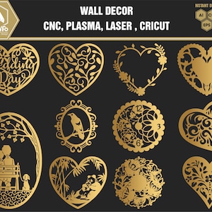 100+ Wall Decor | Decoration Wall Vector Files | CNC File, Laser ...