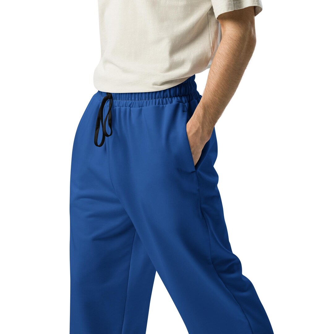 Solid Royal Blue Jogger Sweatpants Unisex, Casual Streetwear Lounge ...