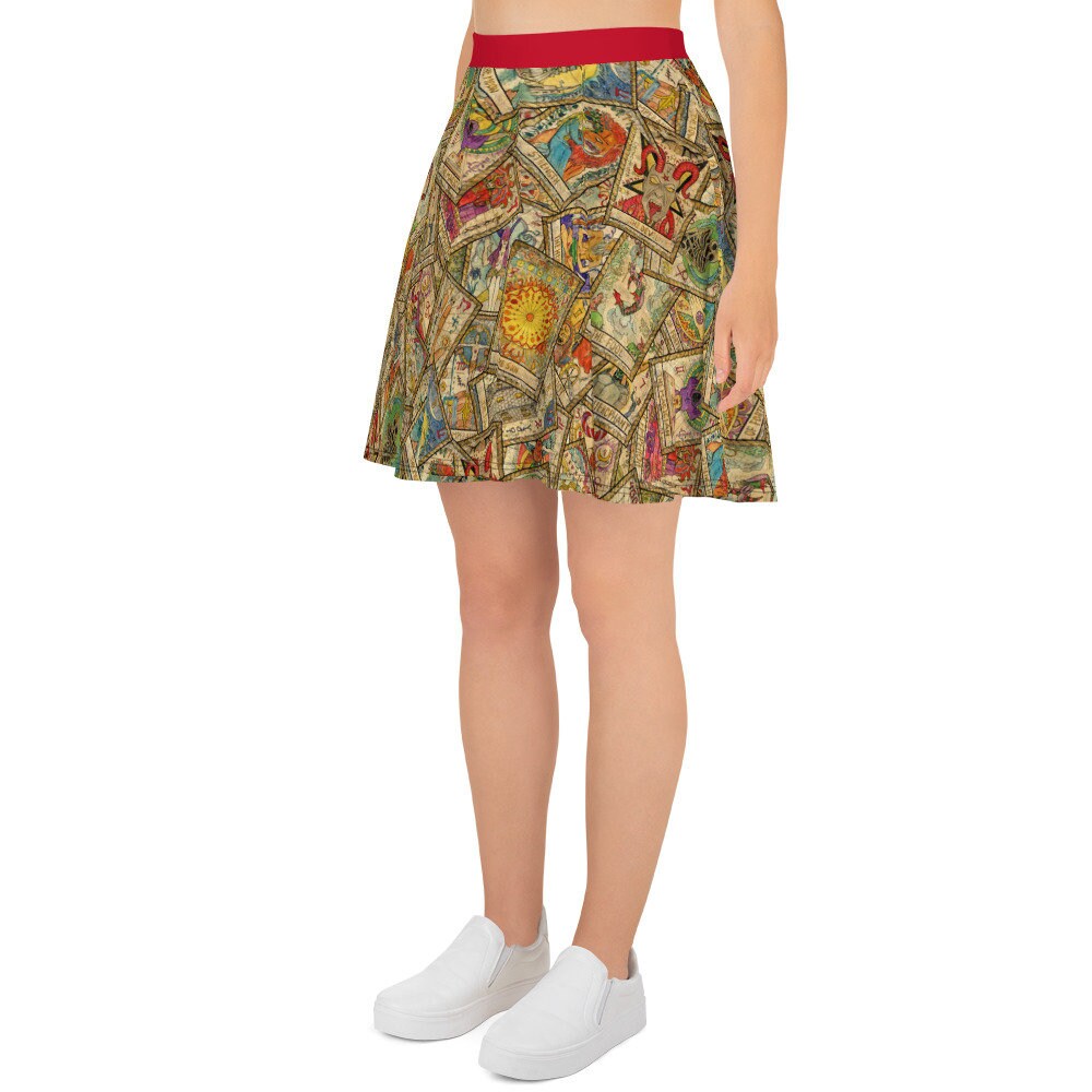 Tarot Card Skater Skirt sold by Falkland Islands_Constance_Anakin ...