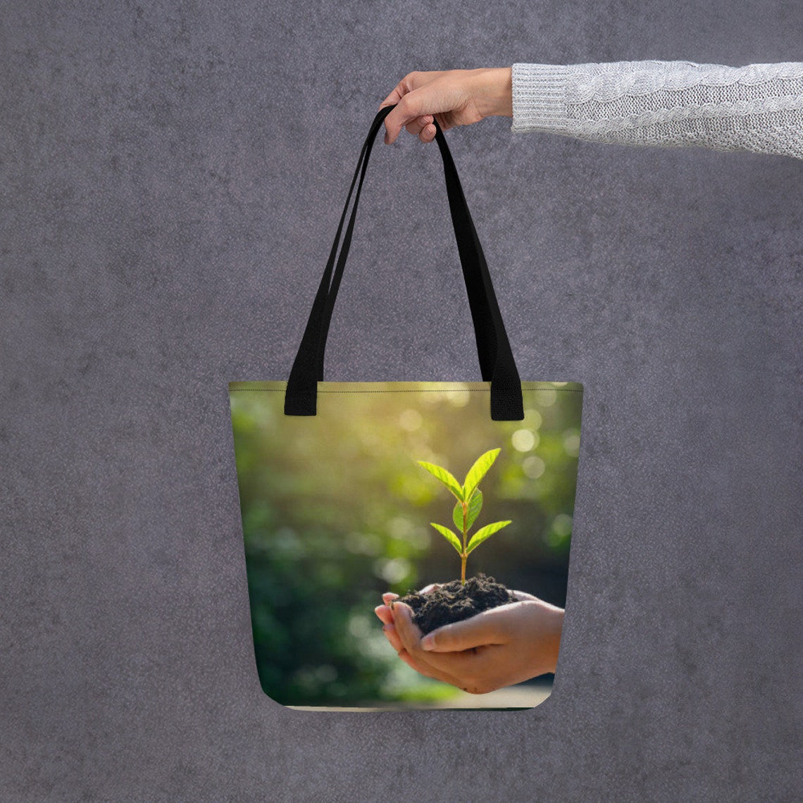 Earth Day Nature Tote bag Nature Trees Plants Tote Bag | Etsy