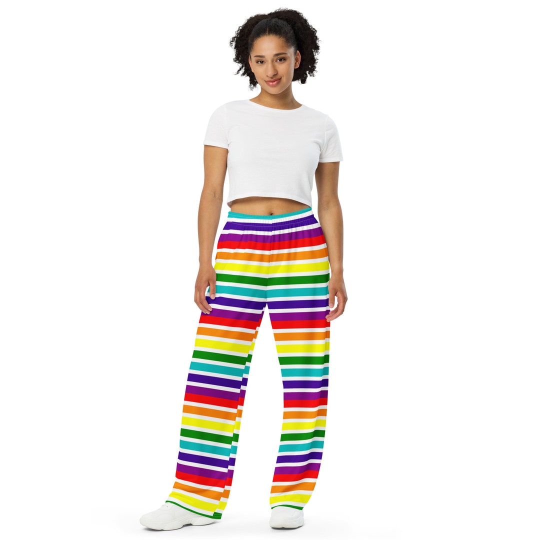 LGBTQ Pride PJ Pants, Comfy Lounge Pants With Pockets, All Over Print ...