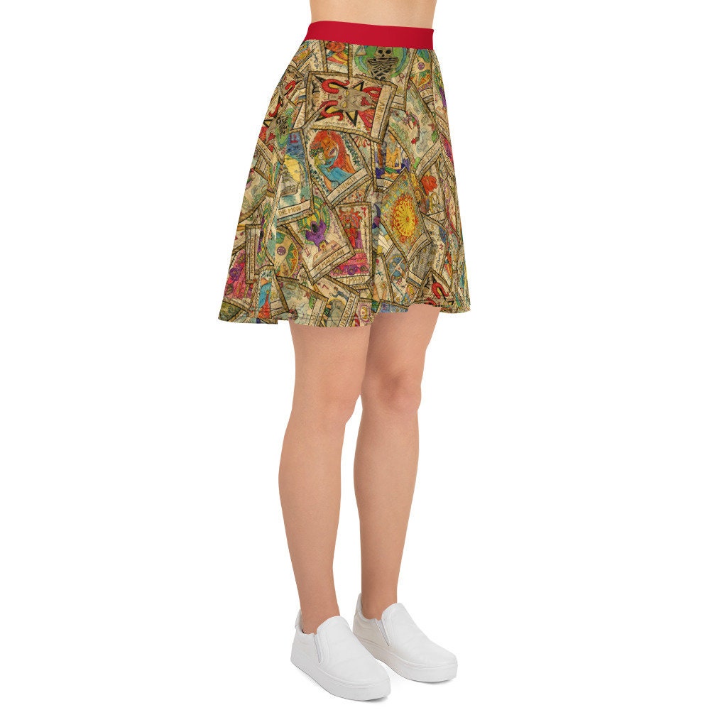 Tarot Card Skater Skirt sold by Falkland Islands_Constance_Anakin ...
