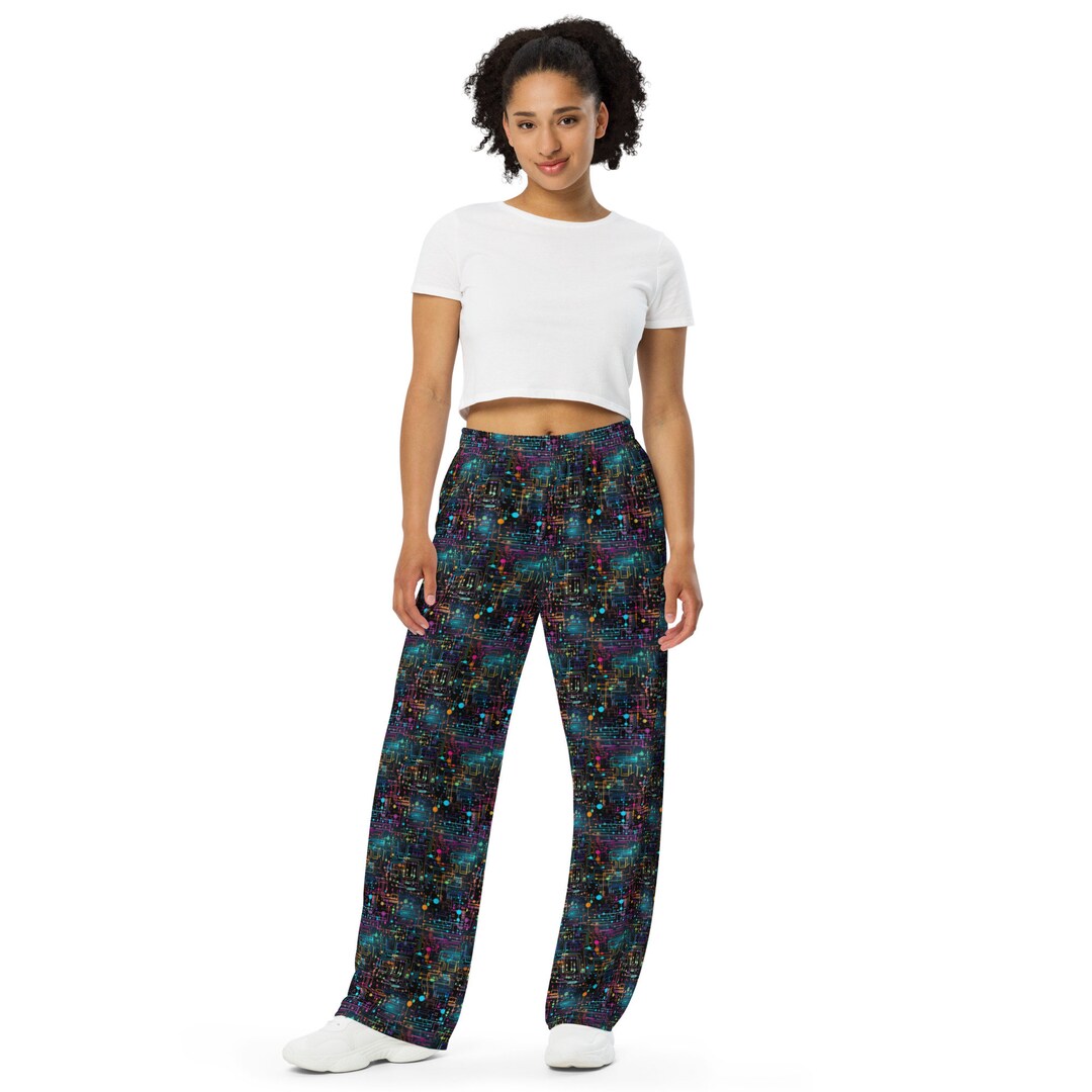 Computer Coding Unisex PJ Pants, All Over Print Comfy Loungewear Pants ...