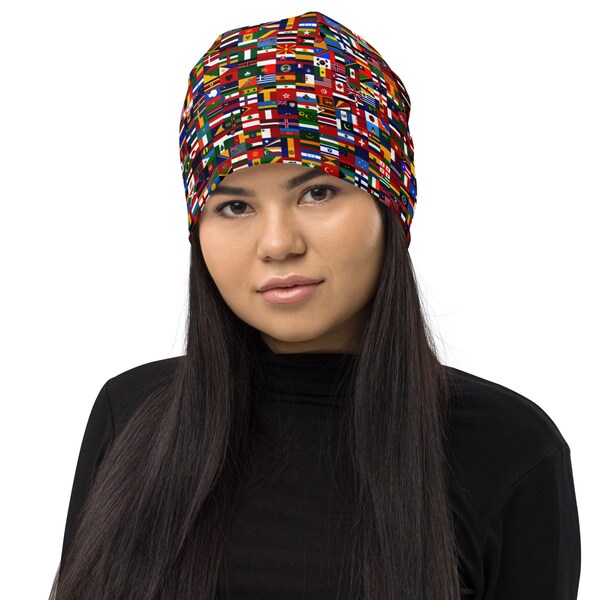 Flag Beanie - Etsy
