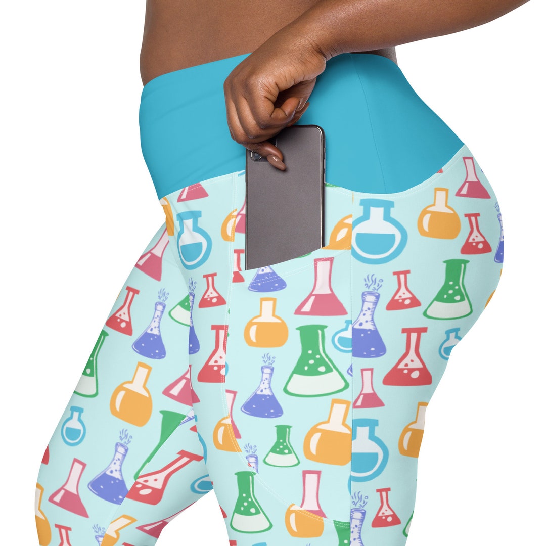 Science Chemistry Leggings for Women, Stylish Workout Leggings, High ...