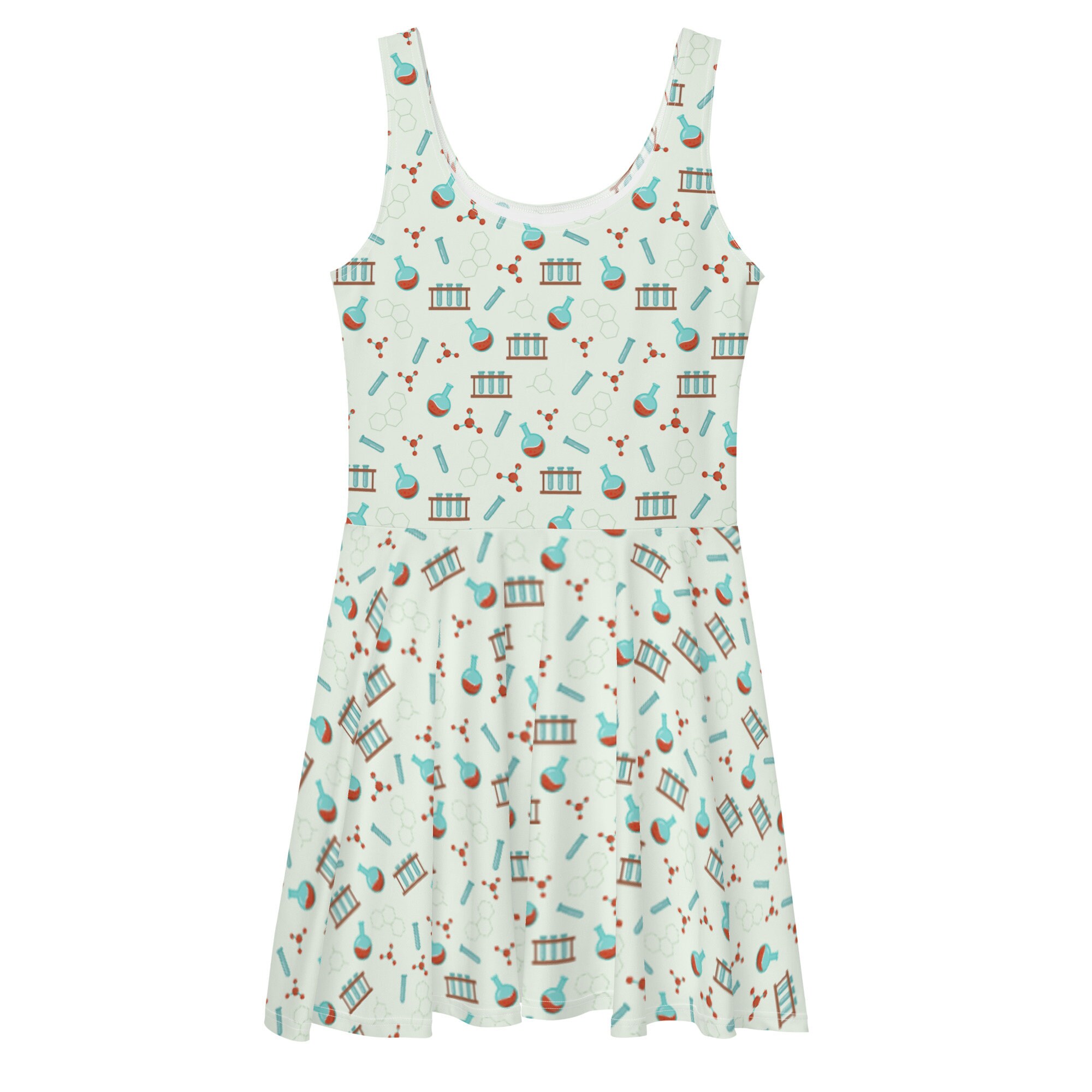 Science Chemistry Skater Dress Women Skater Dress - Etsy