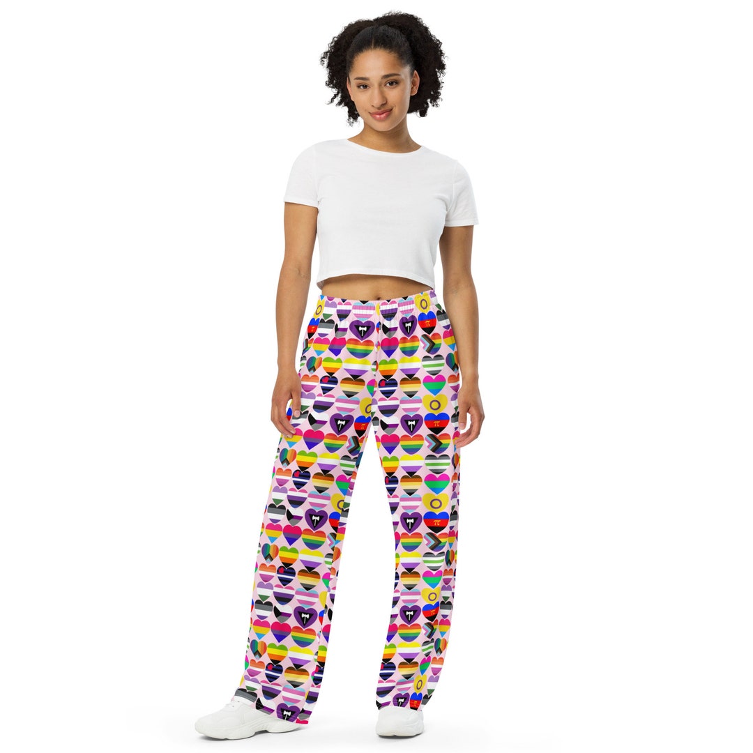 LGBTQ Pride Flags Unisex PJ Pants, Comfy Lounge Pants With Pockets, All ...