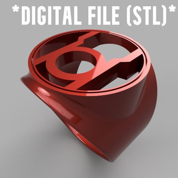 Red Lantern Power Ring | Etsy