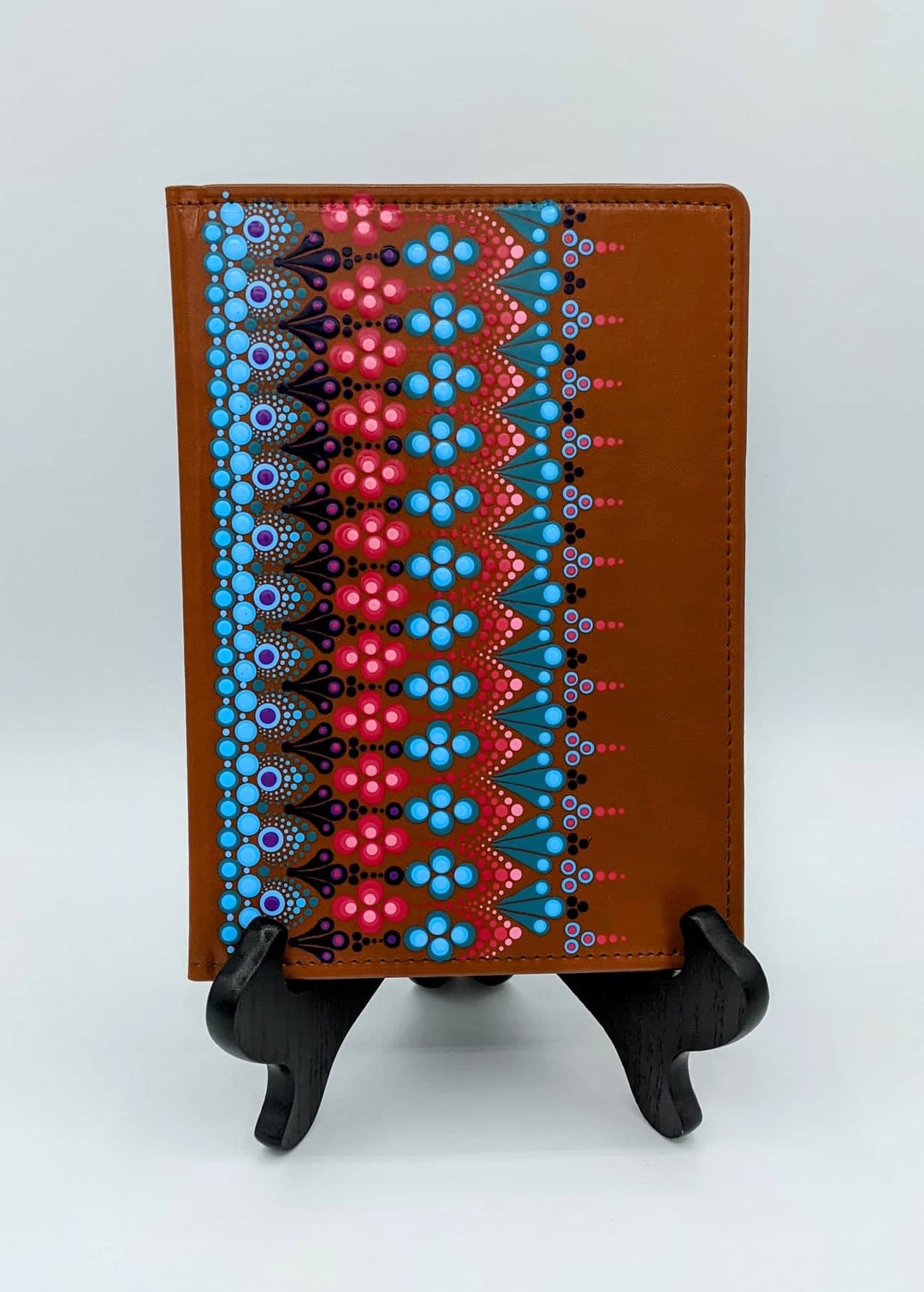 Notebook, Hand Painted Notebook Cover, Mandala, Notebook, Journal, Dot ...