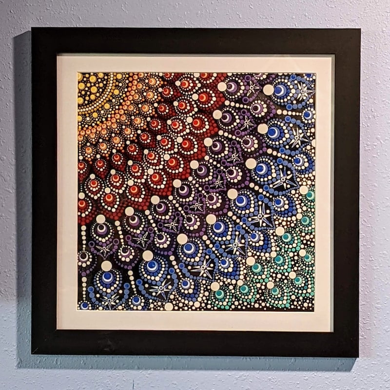 Mandala Canvas - Etsy