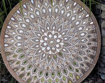 Mandala Mirror #1 - Dot Art Painting - Etsy