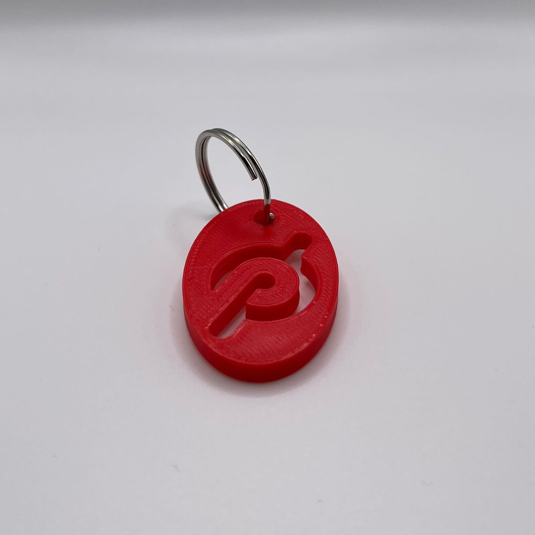 Peloton Logo Keyring 3D Printed - Etsy