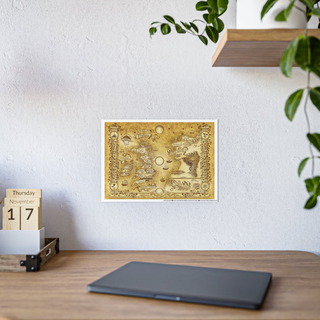 High Quality Map of the ACOTAR World From the Court of Thorns and Roses ...