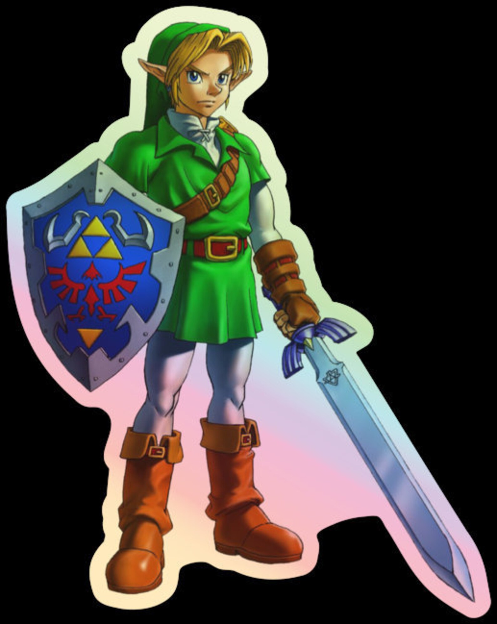 Adult Link 170mm Holographic Sticker Decal Laptop - Etsy