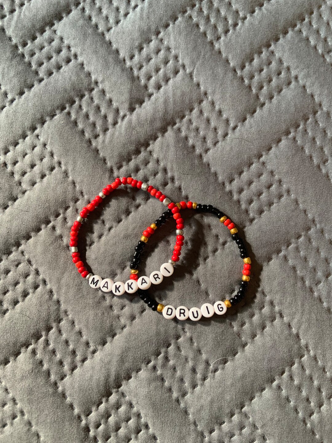 Eternals Themed Makkari and Druig Bracelets - Etsy